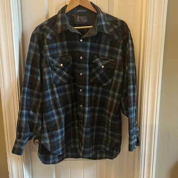 Pendleton | Shirts | Pendleton Wool Western Shirt Xl | Poshmark